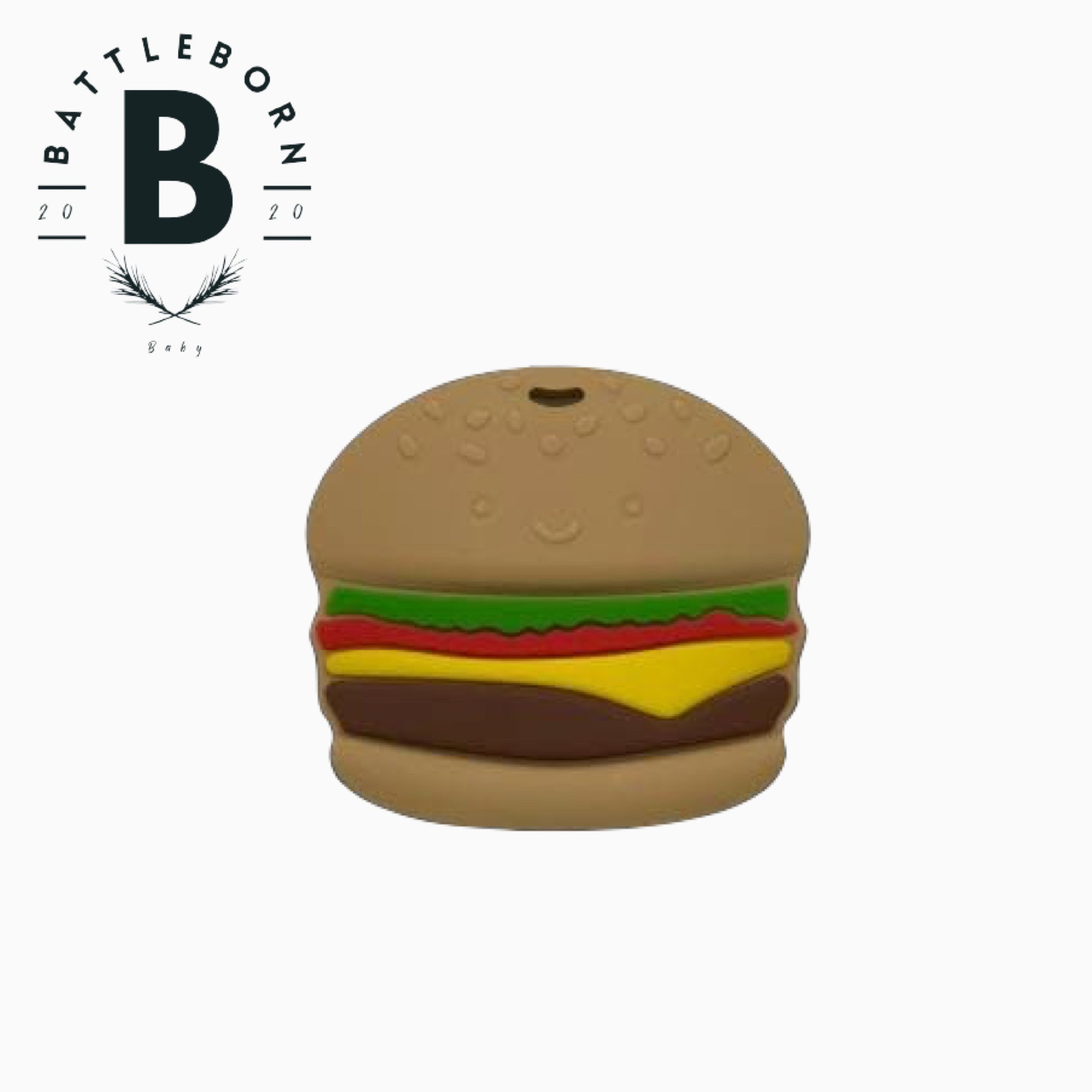 Burger Teether – thebattlebornbaby